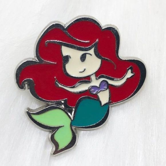 Disney | Jewelry | 525 Disney The Little Mermaid Ariel Pin | Poshmark